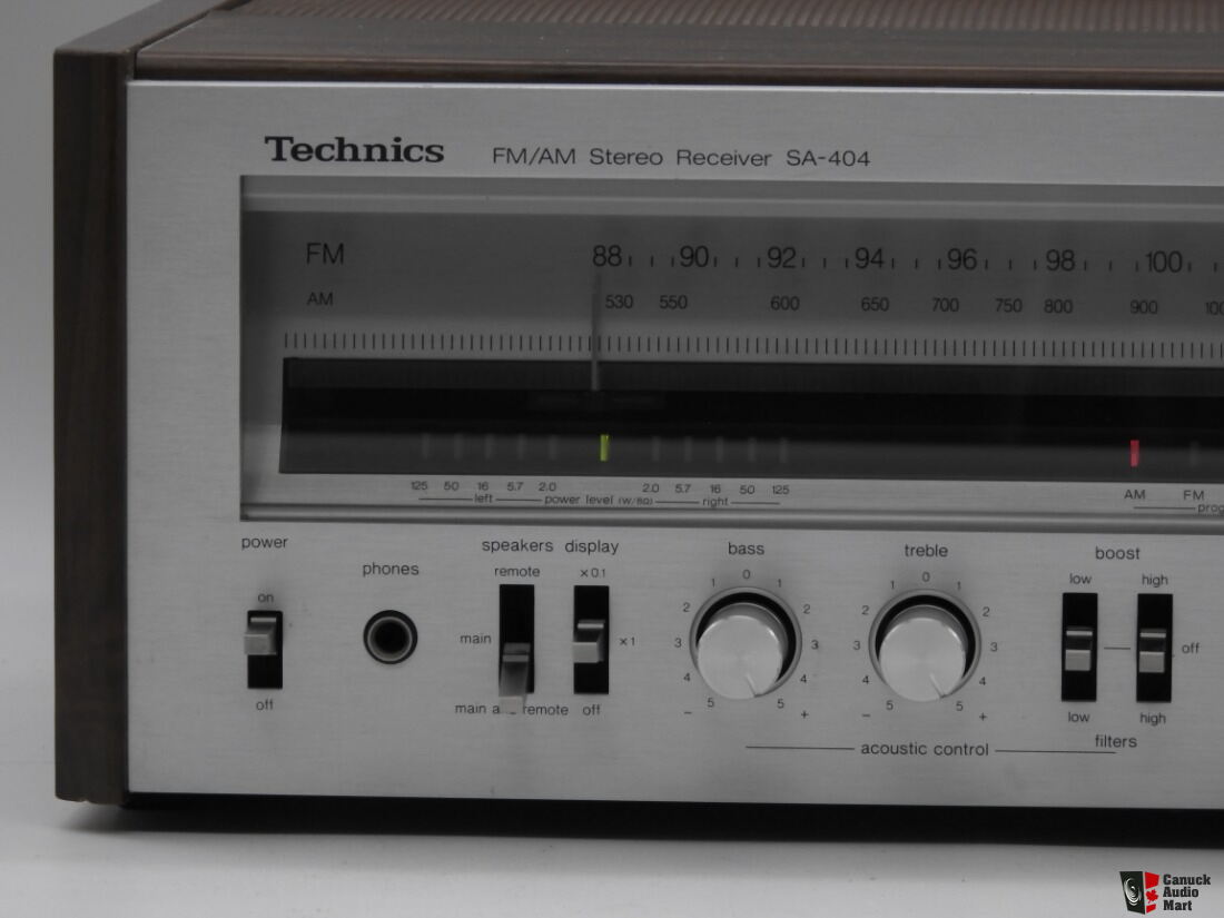 Technics FM/AM Stereo Receiver (SA-404) Photo #5097406 - Canuck Audio Mart