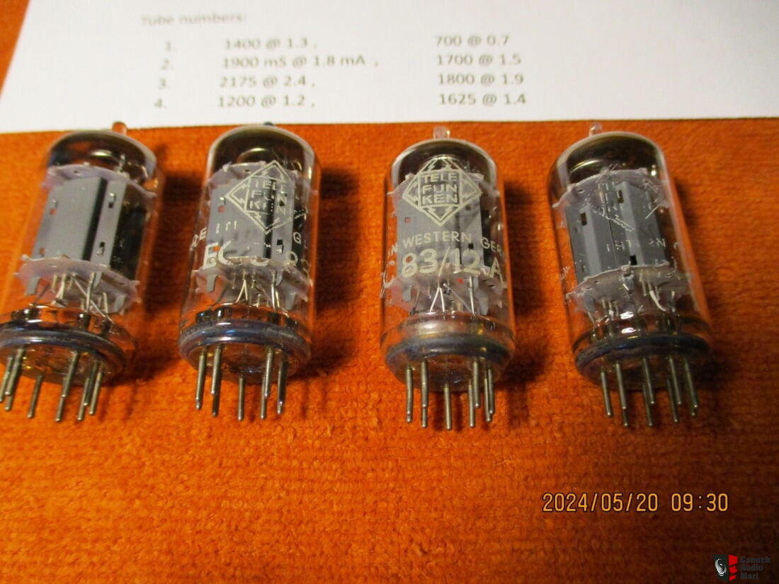 A lot sale 28 used tubes as is with test values given Photo #5099571 ...