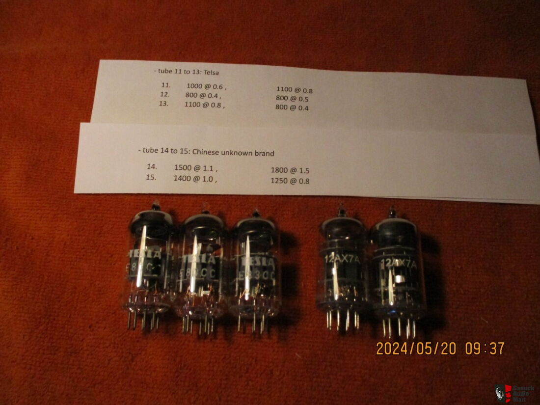A lot sale 28 used tubes as is with test values given Photo #5099564 ...