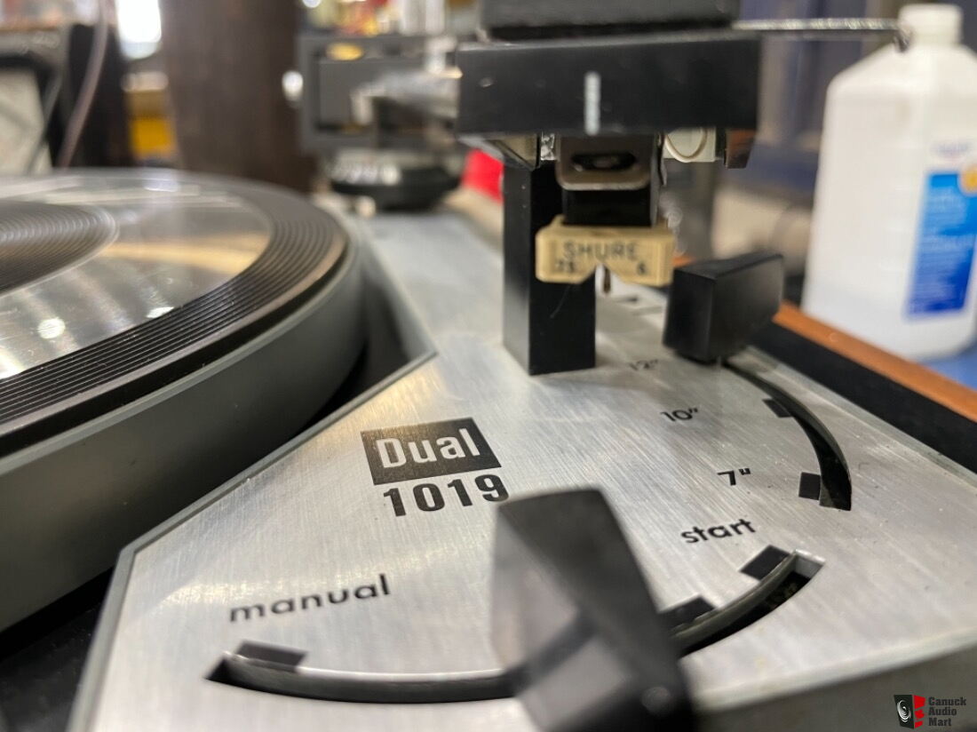 Dual 1019 turntable with Shure cartridge Photo #5101133 - Canuck Audio Mart