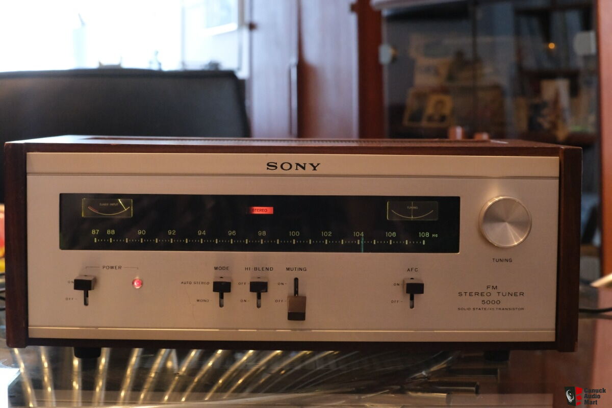 Sony Sereo Tuner ST-5000W re-aligned and overhauled! For Sale - Canuck ...