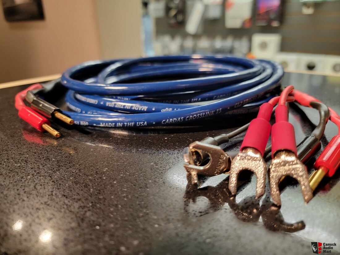 8' Cardas Crosslink bi wire (shipping incl) Dealer Ad - Canuck Audio Mart