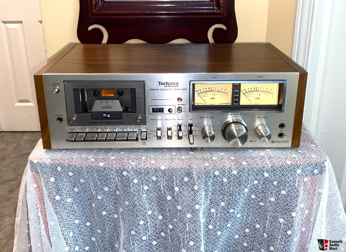 Vintage Silverface Technics Cassette Deck RS-631 Dealer Ad - Canuck ...