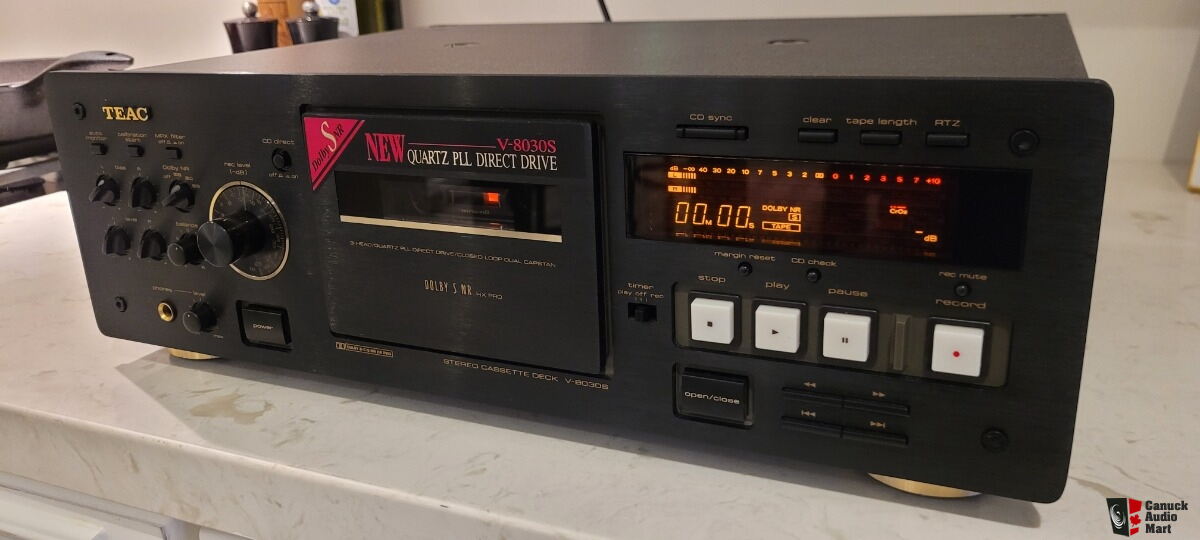 TEAC V-8030S stereo cassette deck. Dolby S. Excellent Best Offer Photo ...