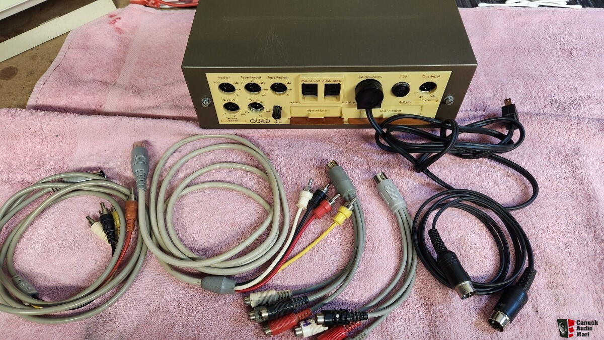 QUAD 33 preamplifier . DIN cables available extra Photo #5108836 ...