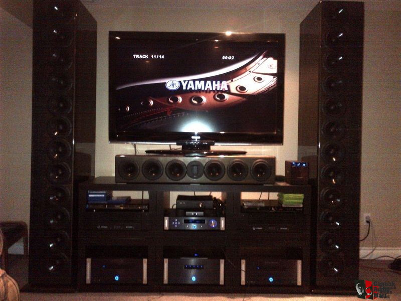 GR Research LS-9 (LS9) Line Array Speakers and Center Channel Photo ...
