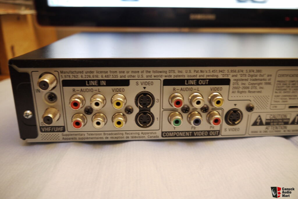 SONY RDR-HX750 160GB DVD Recorder Photo #512010 - Canuck Audio Mart