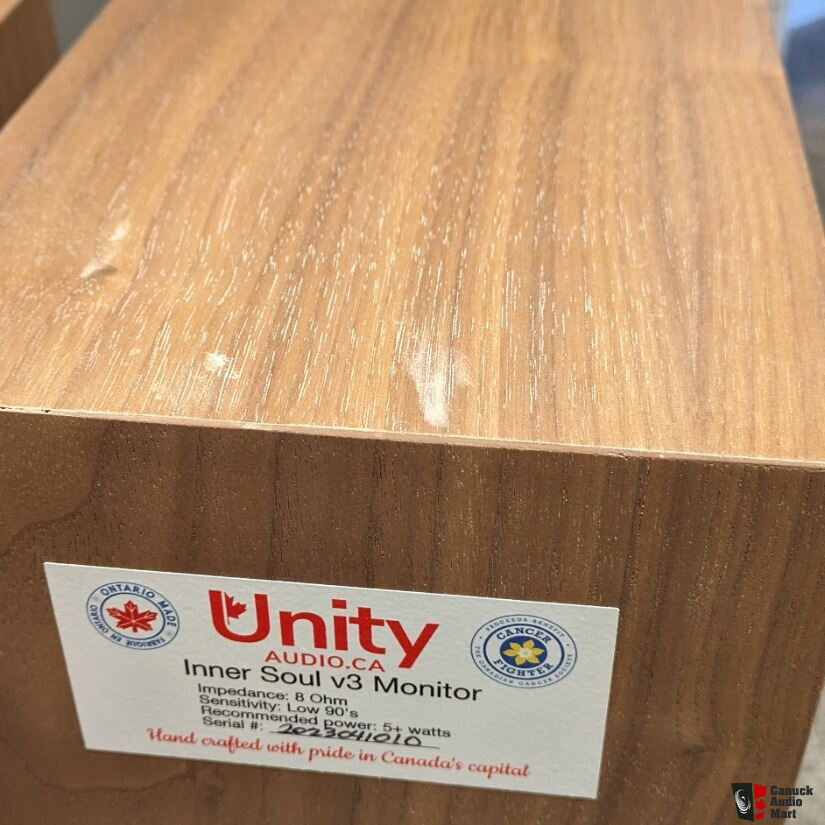 Unity Audio Inner Soul v3 speakers, walnut, blemished Photo #5124273 ...
