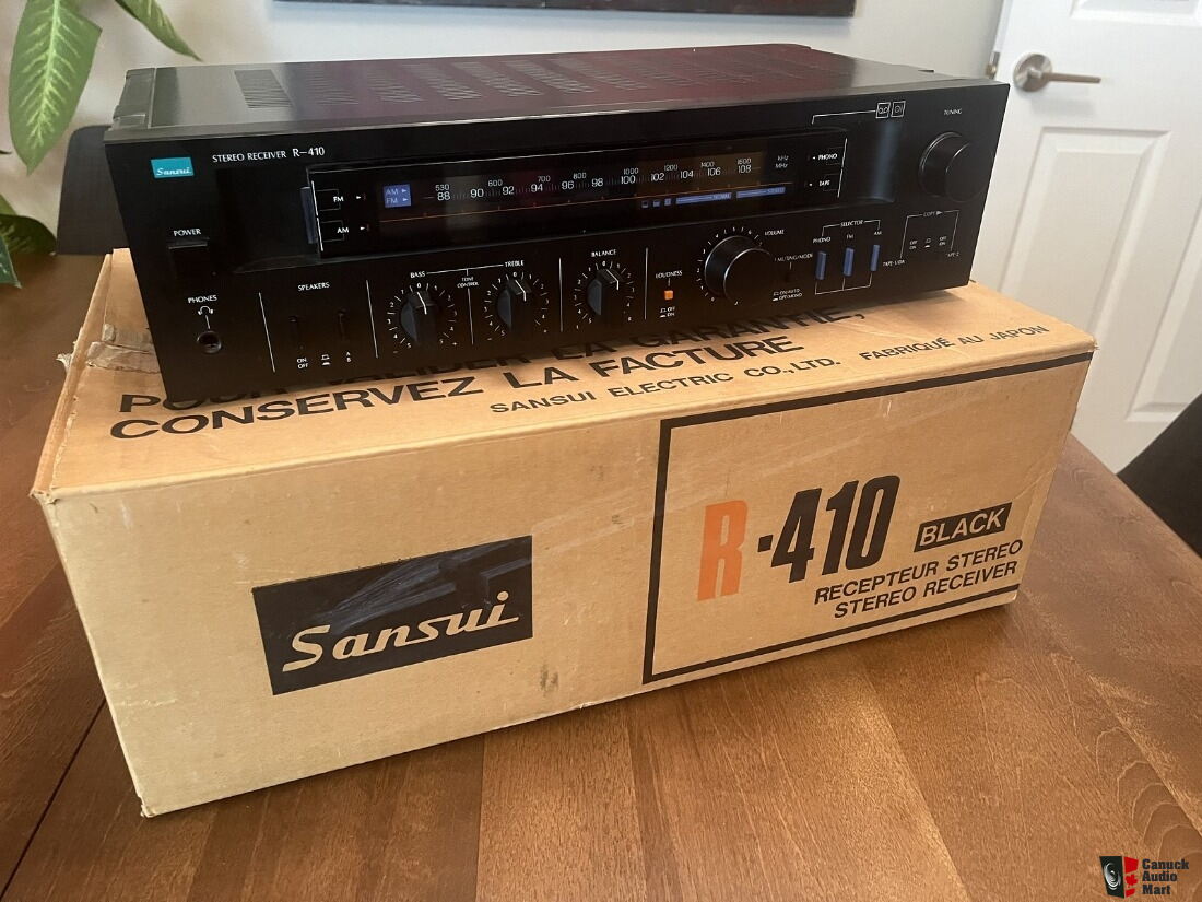 Sansui R-410 R410 AM-FM Vintage Stereo Receiver with Phono stage Photo ...