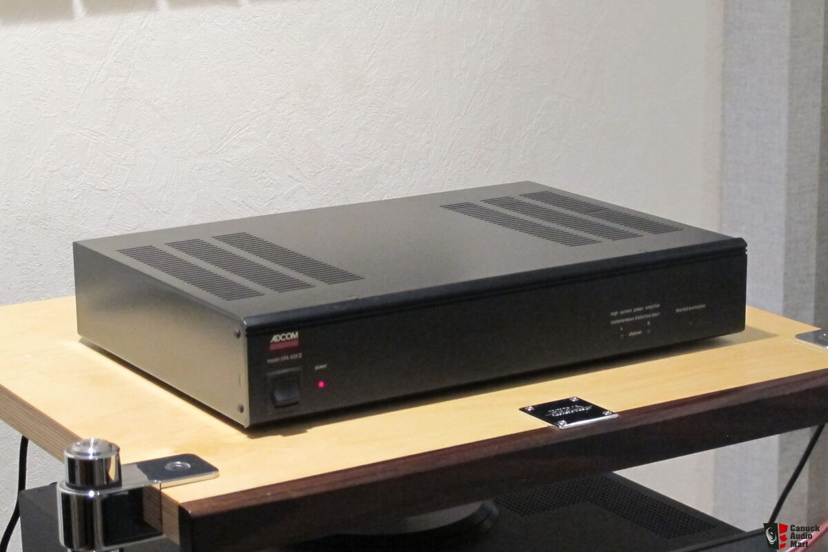 Adcom GFA-535 MKII power amplifier - VERY GOOD !!! Dealer Ad - Canuck ...