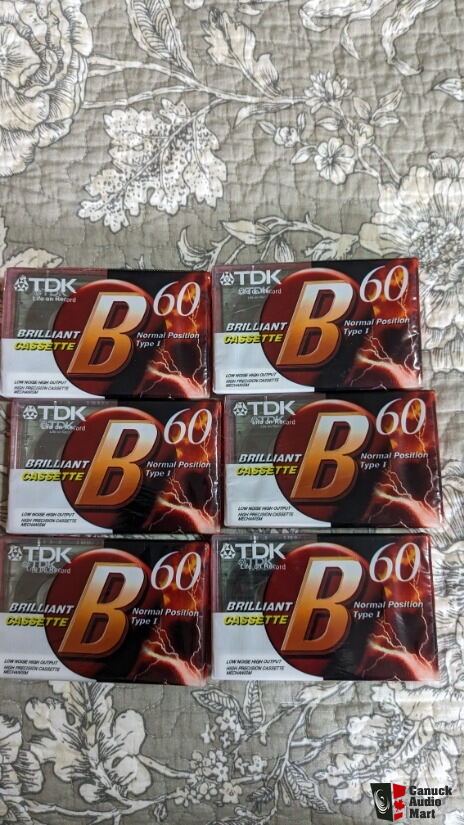 TDK B60 Cassette tapes new For Sale - US Audio Mart