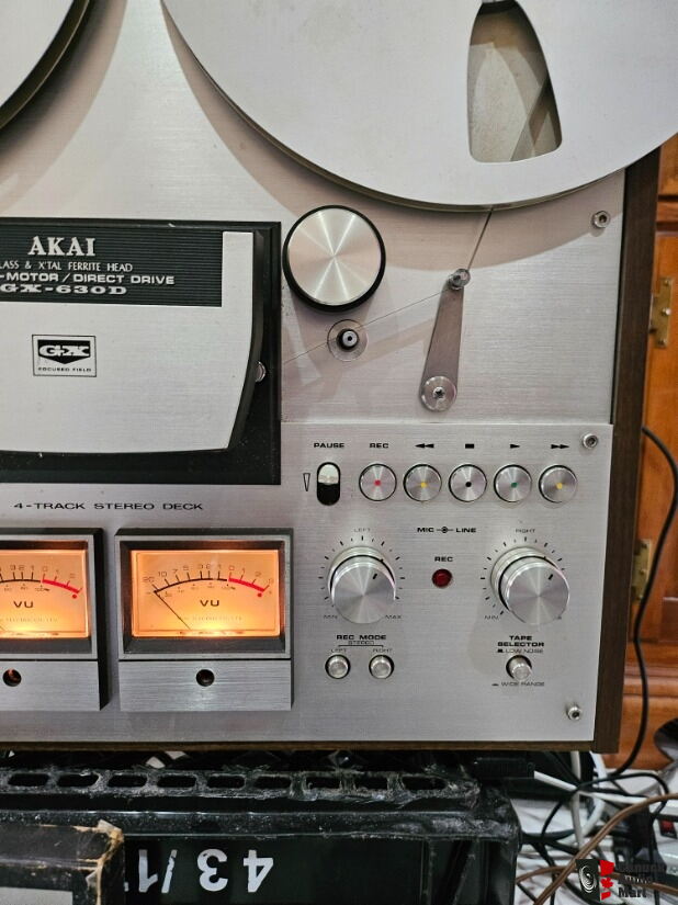 Akai-GX630D reel to reel tape recorder with 60 BASF OF 7 INCHes Photo ...
