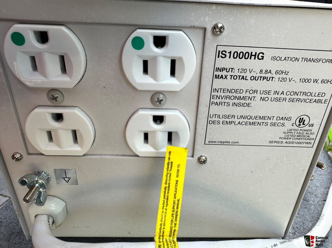 Tripp-Lite Hospital Grade 1000W isolation transformer For Sale - Canuck ...