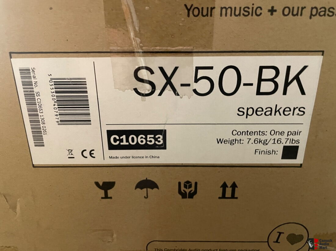 Cambridge Audio SX-50 Bookshelf Speakers (pr) Photo #5135588 - US Audio ...