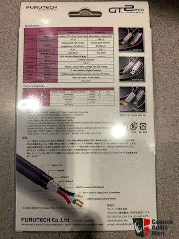 Furutech USB top cable, 6 ft Photo #5135640 - Canuck Audio Mart