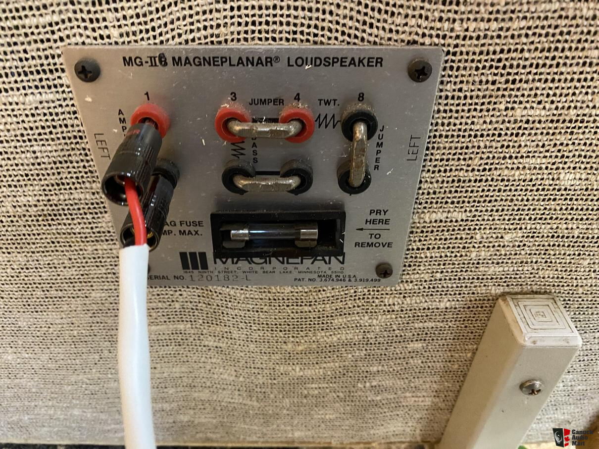 Magnepan MG II (Vintage) Flat Panel Speakers Photo #5138408 - US Audio Mart
