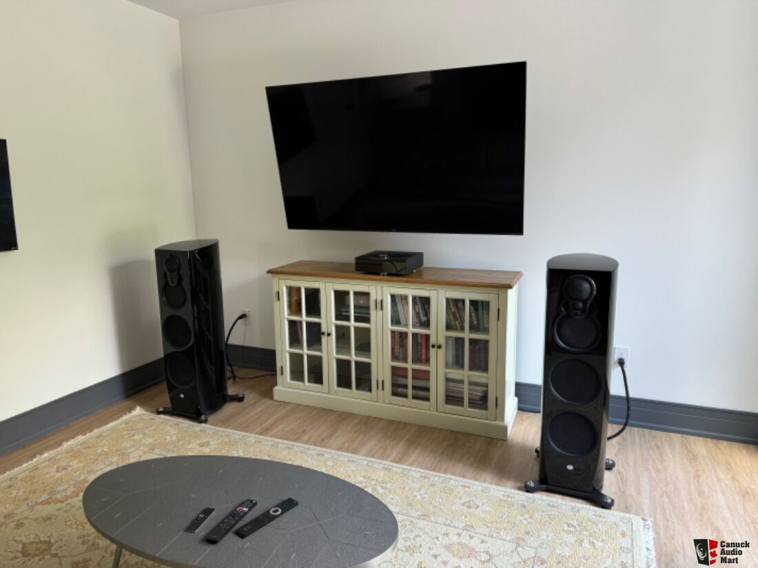 Linn Klimax 350 Speakers - Exakt Organik - Gloss Black - Warranty Left ...