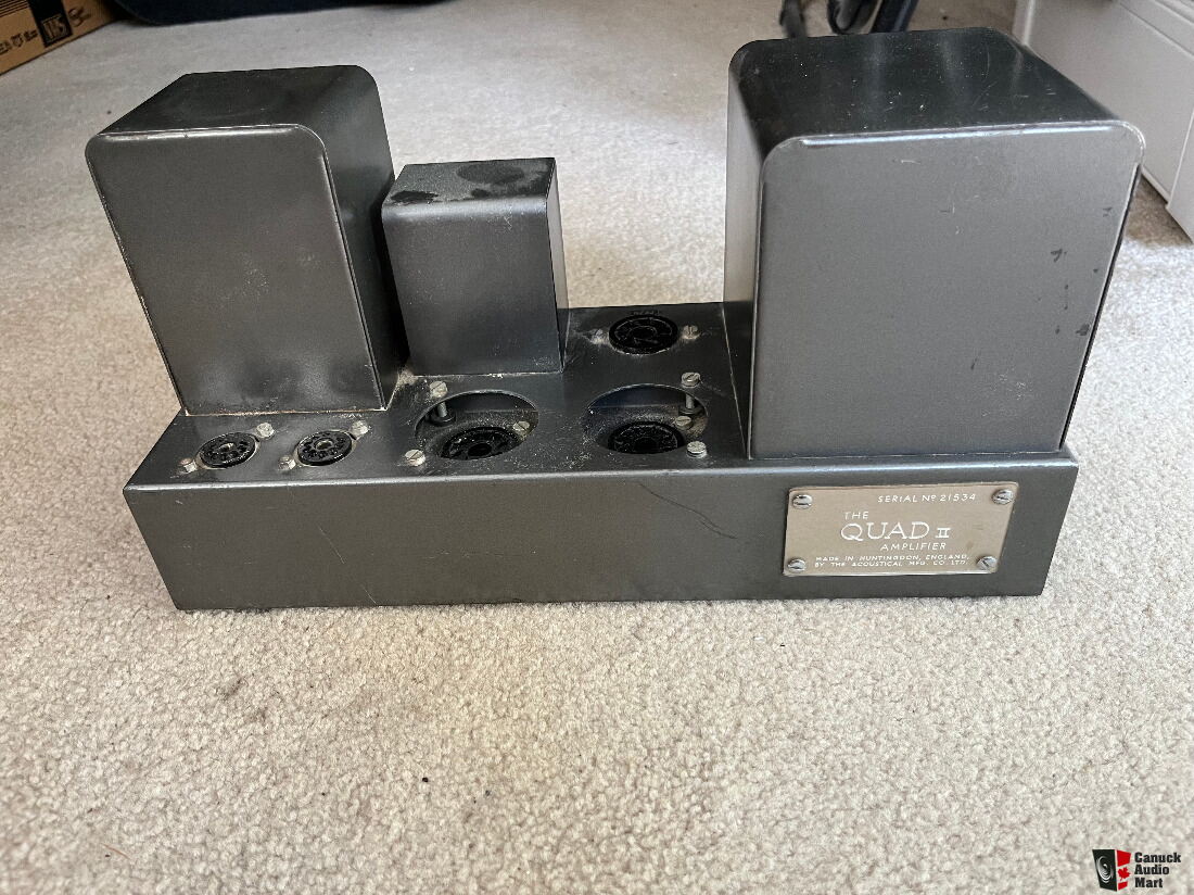 Quad II Mono Amplifier Pair With Vintage Tubes Photo #5144061 - US ...