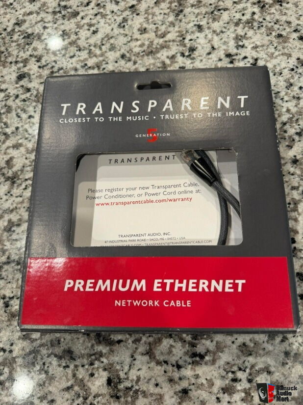 Transparent Premium Gen 5 Ethernet Cable LNIB Photo #5147276 - Canuck ...