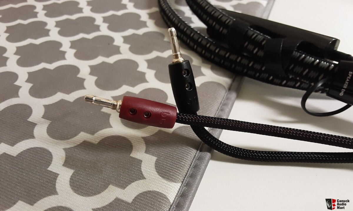 Speaker cables with 72dbs, 2m long,pair.-shipping included