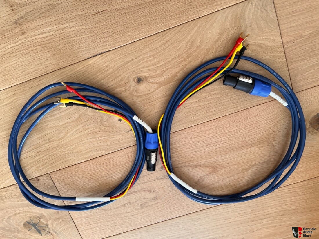 REL Bassline Blue subwoofer cables (sold separately or as a pair) For ...