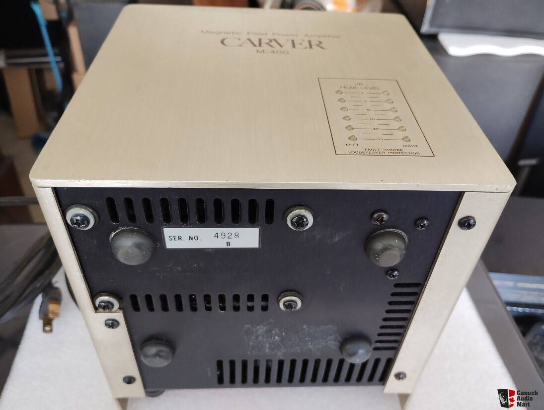 Carver M-400 Cube Magnetic Field Power Amplifier Photo #5149305 - US ...