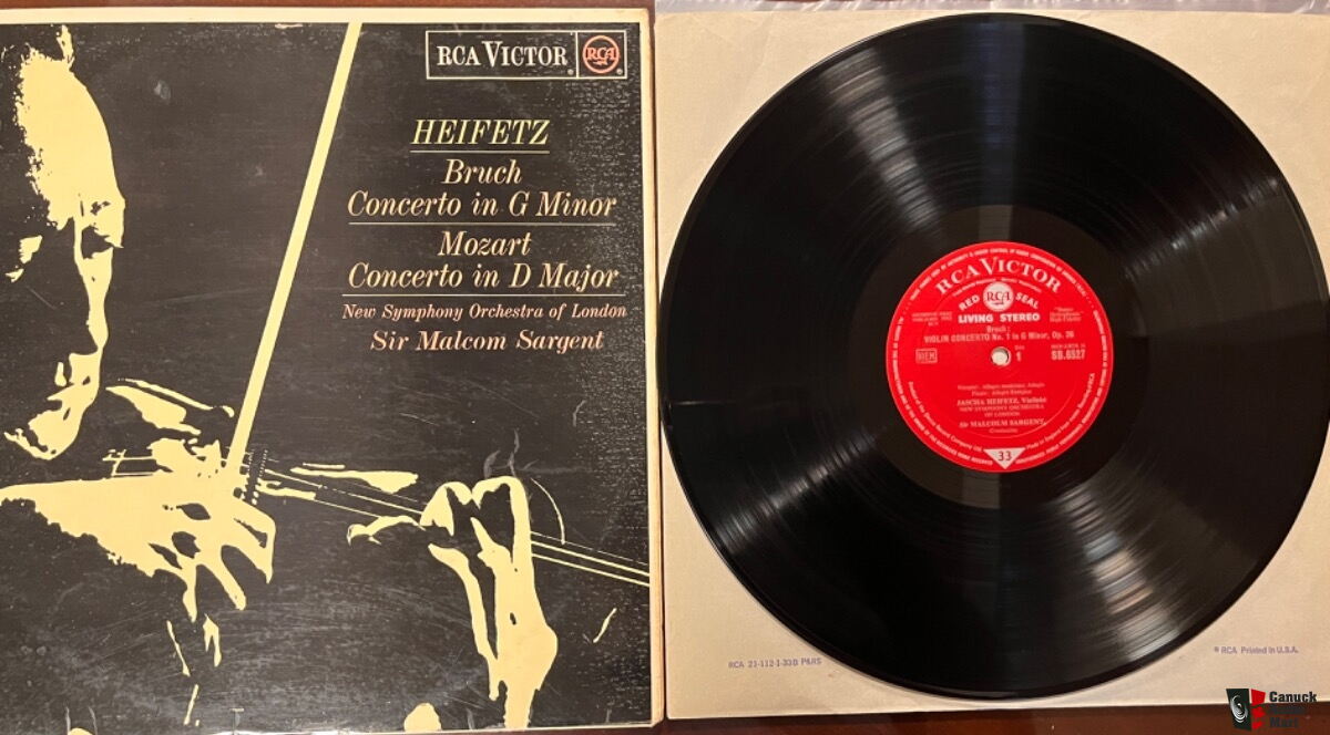 Classical Vinyl records RCA Heifetz Bruch/Mozart EMI Oistrakh Mozart ...
