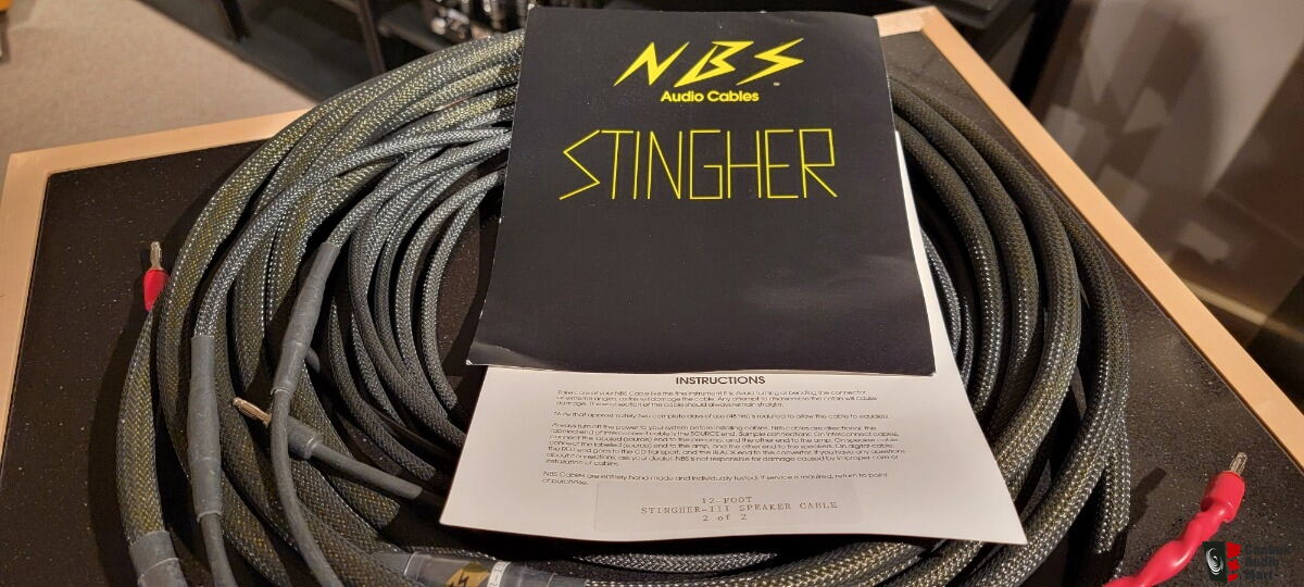 12' NBS Stingher III speaker cables (shipping incl) Photo #5154704 ...