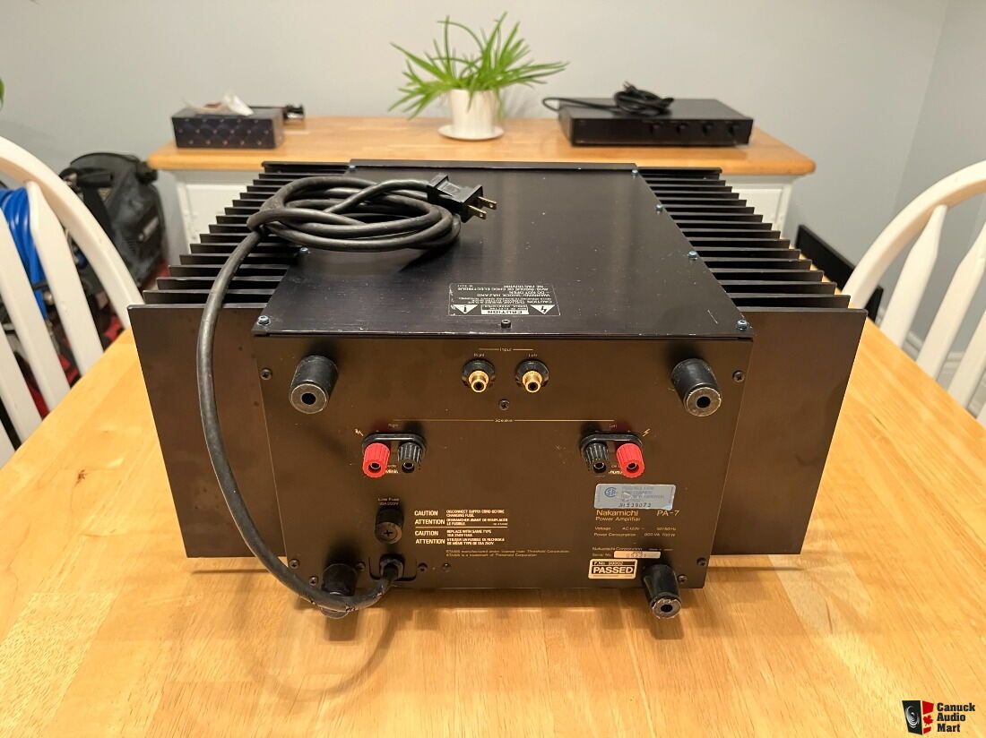 Nakamichi PA-7 Stereo Amplifier - Nelson Pass Design Photo #5157027 ...