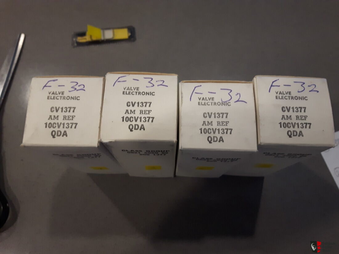 Four NOS/NIB Same Batch Military Spec (CV1377) British Mullards GZ34 ...