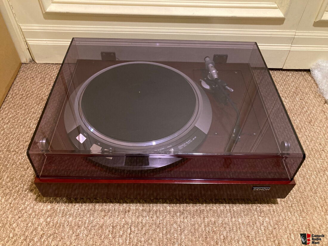 Denon DP-80 top model turntable with Denon carbon fibre tonearm Photo ...