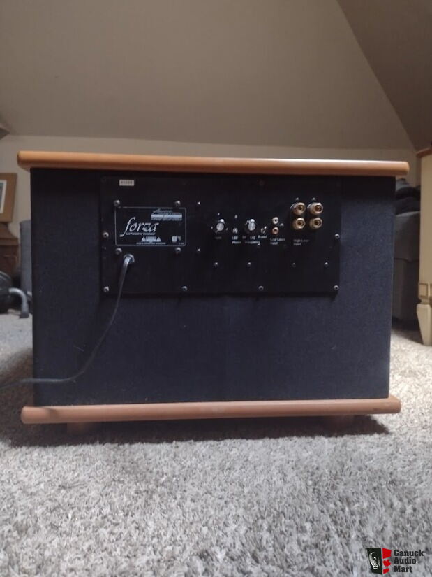 Angstrom Legato book shelf speaker with Angstrom Forza subwoofer Photo ...