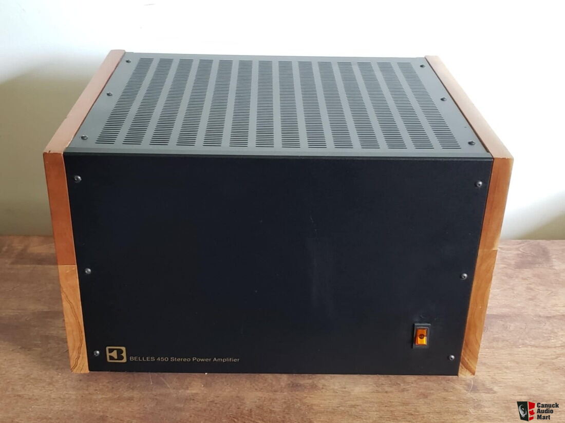 Belles Research 450 MOSFET power amplifier + XLM preamp Photo #5161673 ...