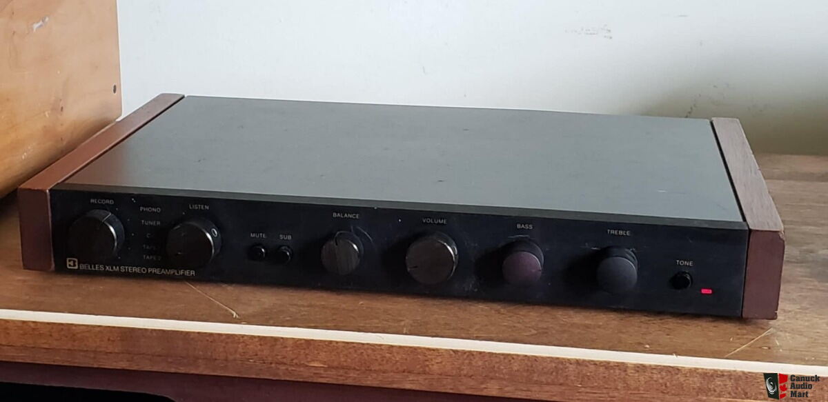 Belles Research 450 MOSFET power amplifier + XLM preamp Photo #5161673 ...