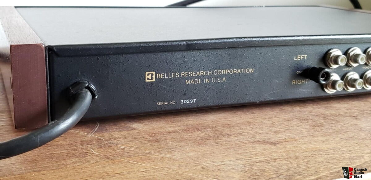 Belles Research 450 MOSFET power amplifier + XLM preamp Photo #5161673 ...