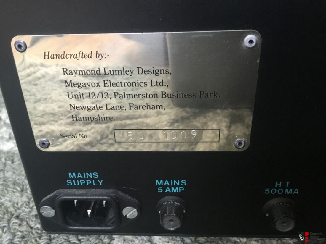 Raymond Lumley Megavox M150 Tube Monoblock Amplifiers SUPER RARE! Photo ...