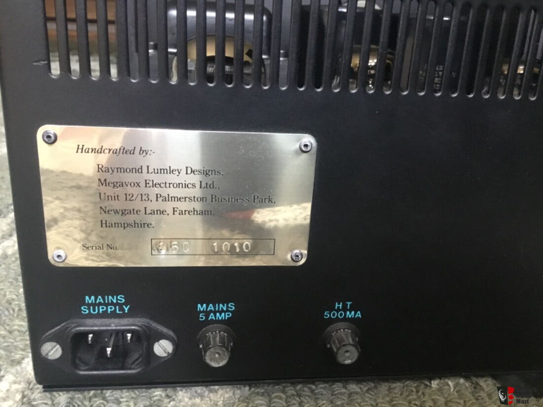 Raymond Lumley Megavox M150 Tube Monoblock Amplifiers SUPER RARE! Photo ...