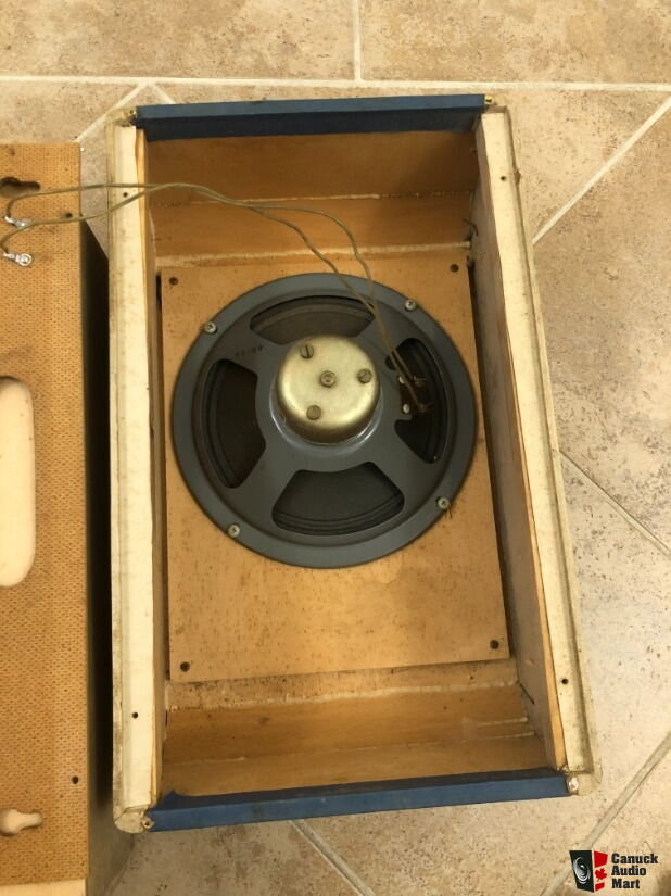 Pair of ELAC Full Range Speakers w Alnico Magnets; Made in England ...