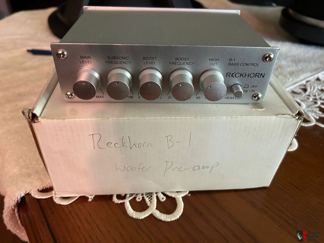 Reckhorn Bass Management preamp; B-1 Photo #5166804 - Canuck Audio Mart
