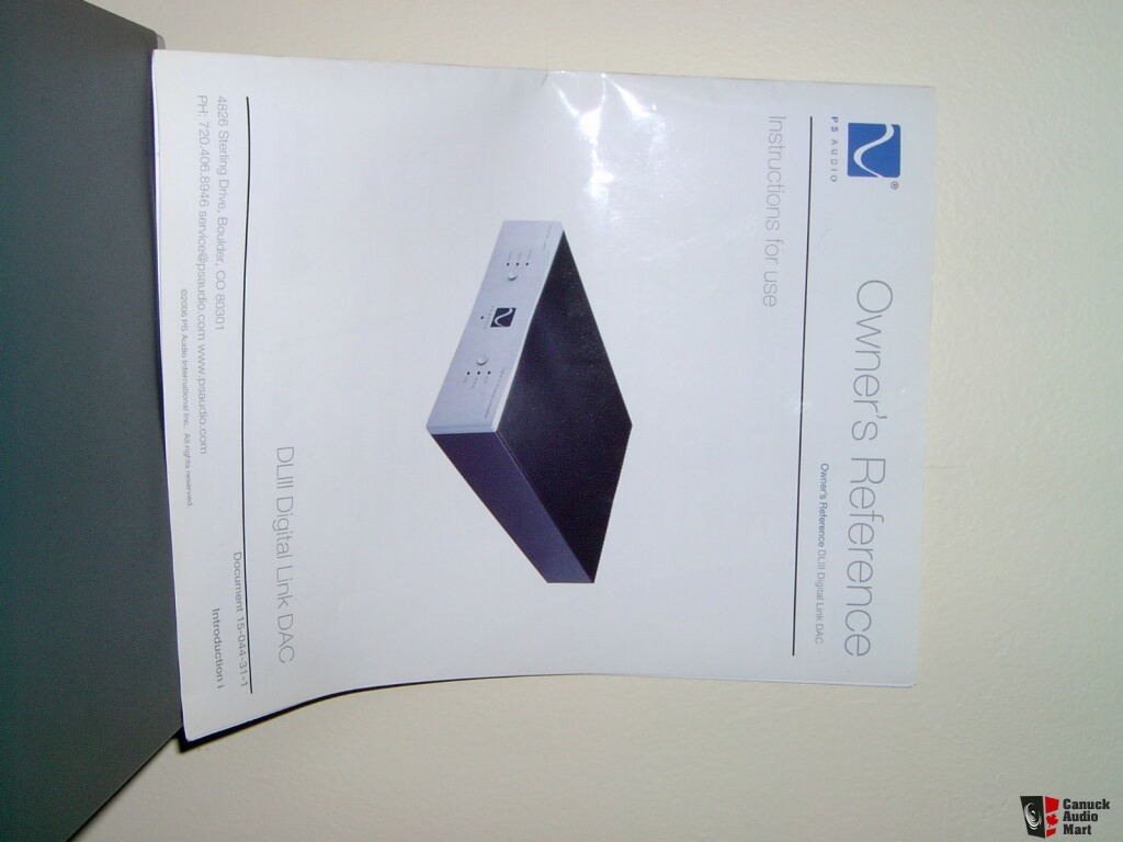 PS Audio Digital Link III DAC Digital to Analog Converter Photo #516764 ...