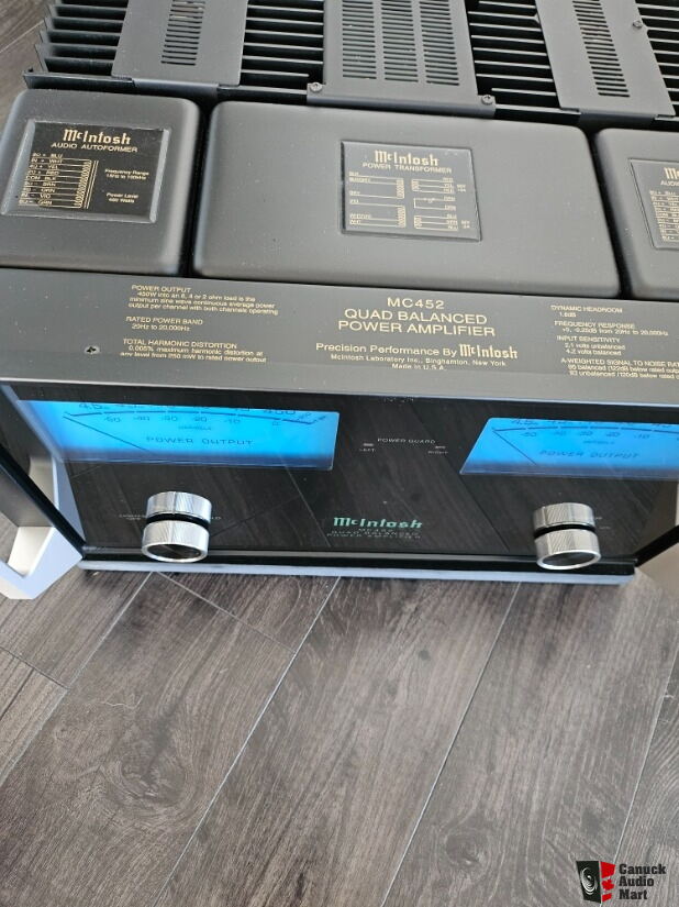 Mcintosh MC-452 Amplifier ***Mint Condition Photo #5168964 - Canuck ...
