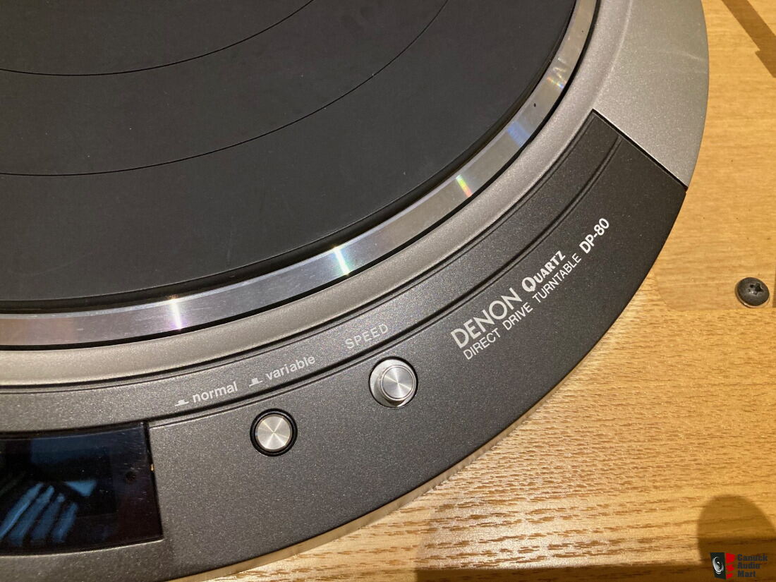 Denon DP-80 top model turntable with Denon professional tonearm Photo ...