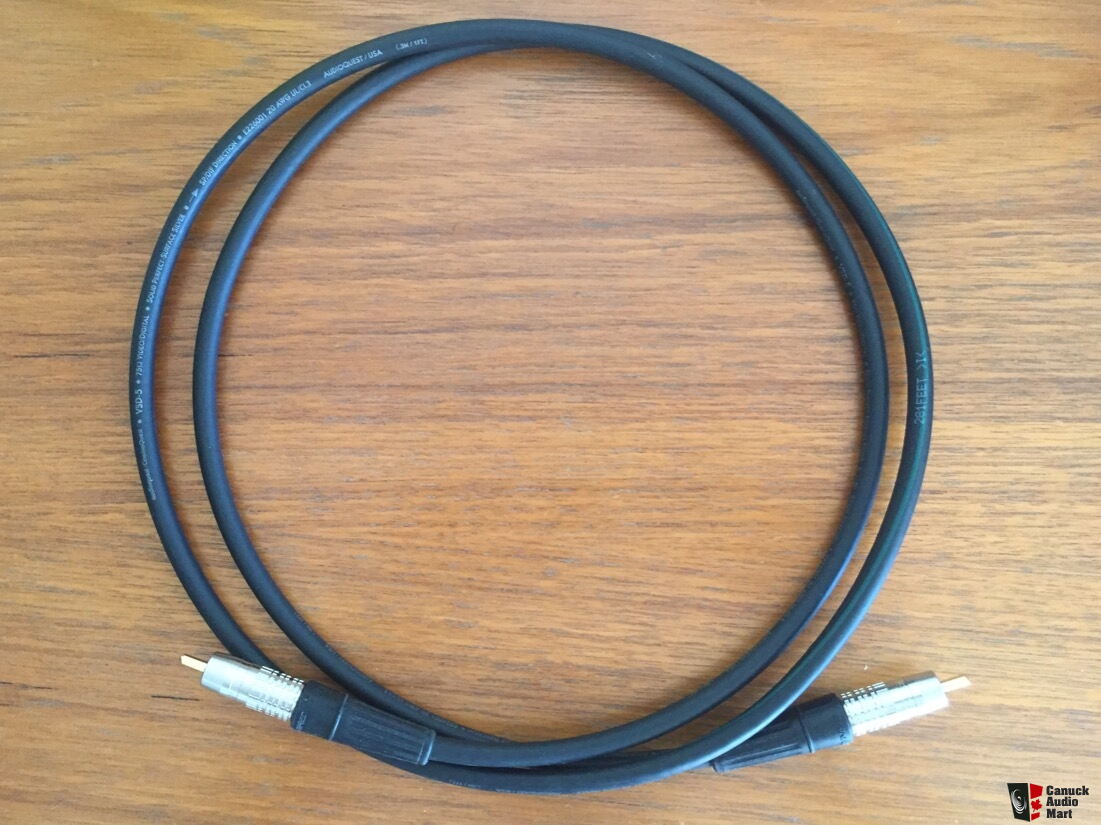 Audioquest VSD-5 SP/DIF RCA Digital Cable 1.5 Meters. Excellent!!! For ...