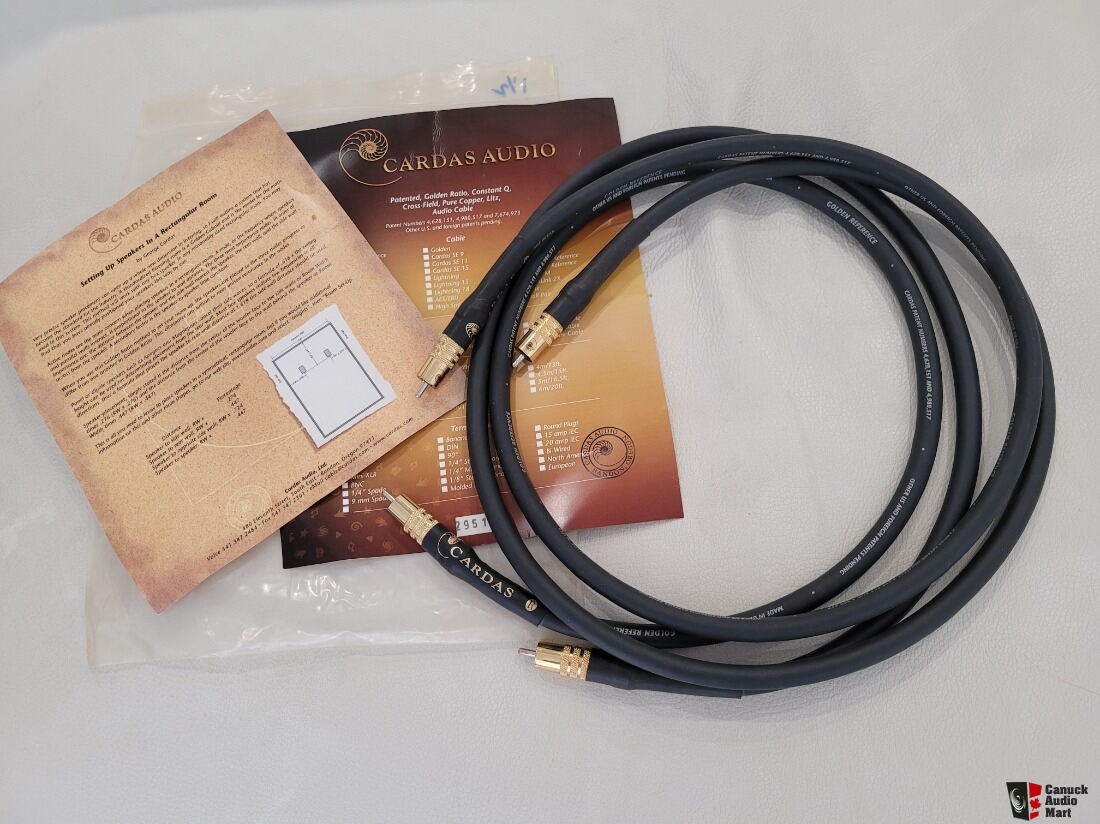 Cardas Golden Reference 1.5m RCA interconnect Dealer Ad - Canuck Audio Mart
