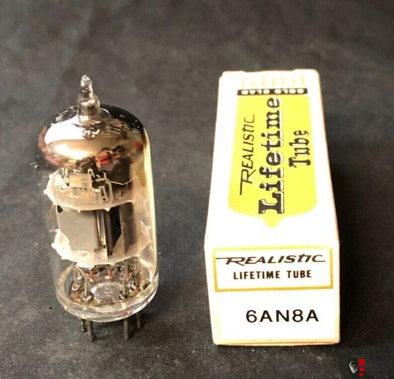 NOS-NIB Realistic Lifetime + RCA 6AN8A Gold Pin tubes made in Japan For ...