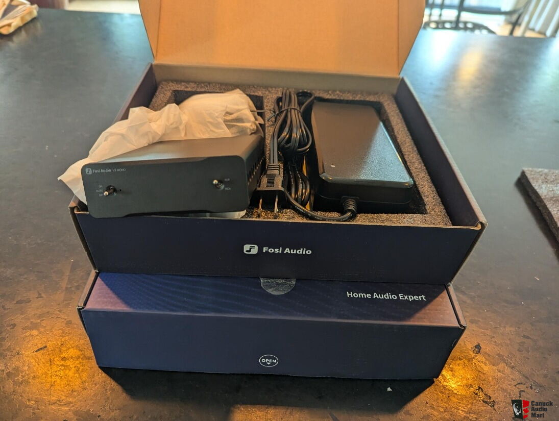 Fosi Audio V3 Monoblock PAIR with extra Muse 02 Opamp Photo #5183020 ...