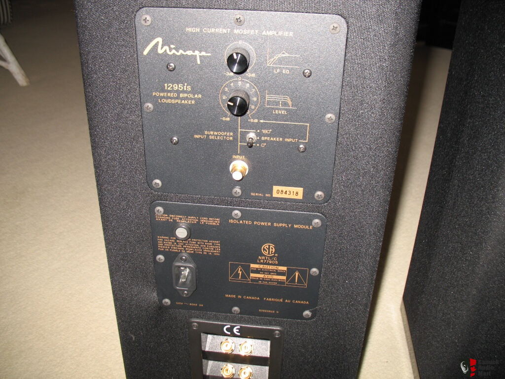 Mirage 1295is with powered subs - excellent condition Photo #518326 ...
