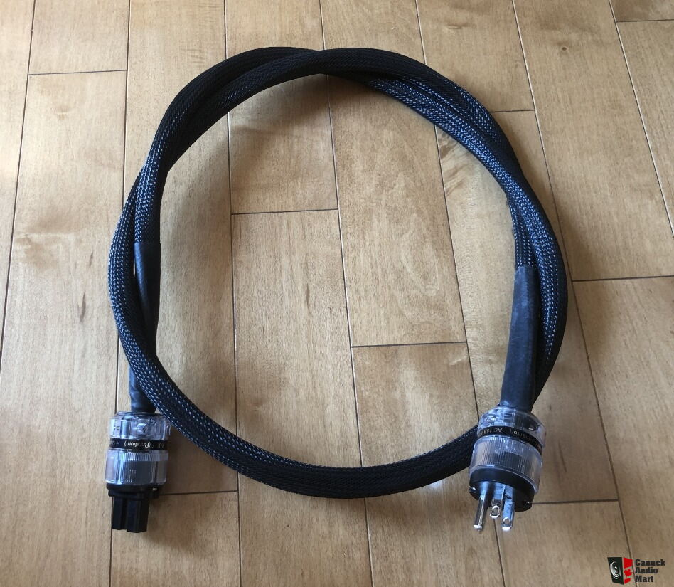 New DIY Power Cable 6ft (180cm) long with Rhodium Plated Power ...