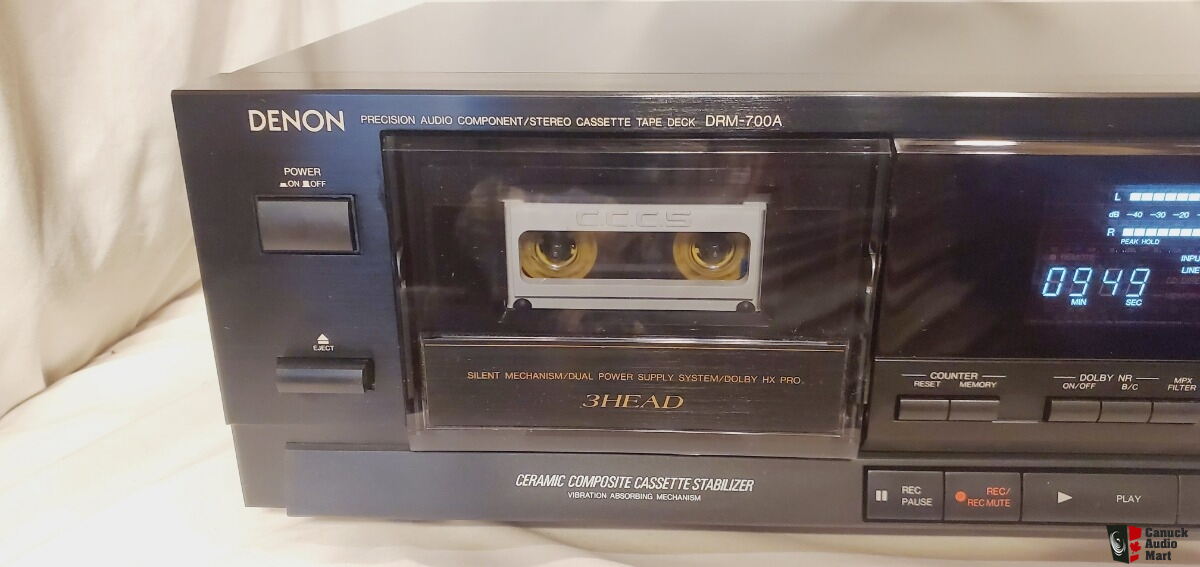 Denon DRM-700A 3 Head Cassette Deck Photo #5185323 - Canuck Audio Mart
