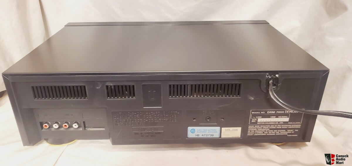 Denon DRM-700A 3 Head Cassette Deck Photo #5185321 - Canuck Audio Mart
